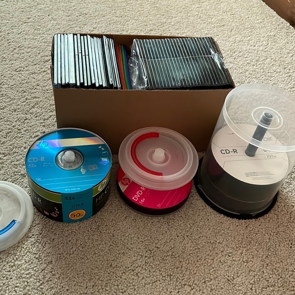 Other | Cd Set Cdr Dvdr And Cases | Poshmark